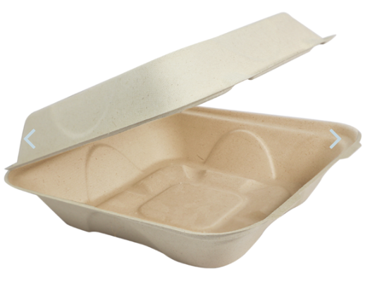 clam shell / hinged lid - compost / SC - 1-comp - 9" x 9" - cs/200 - SP ...